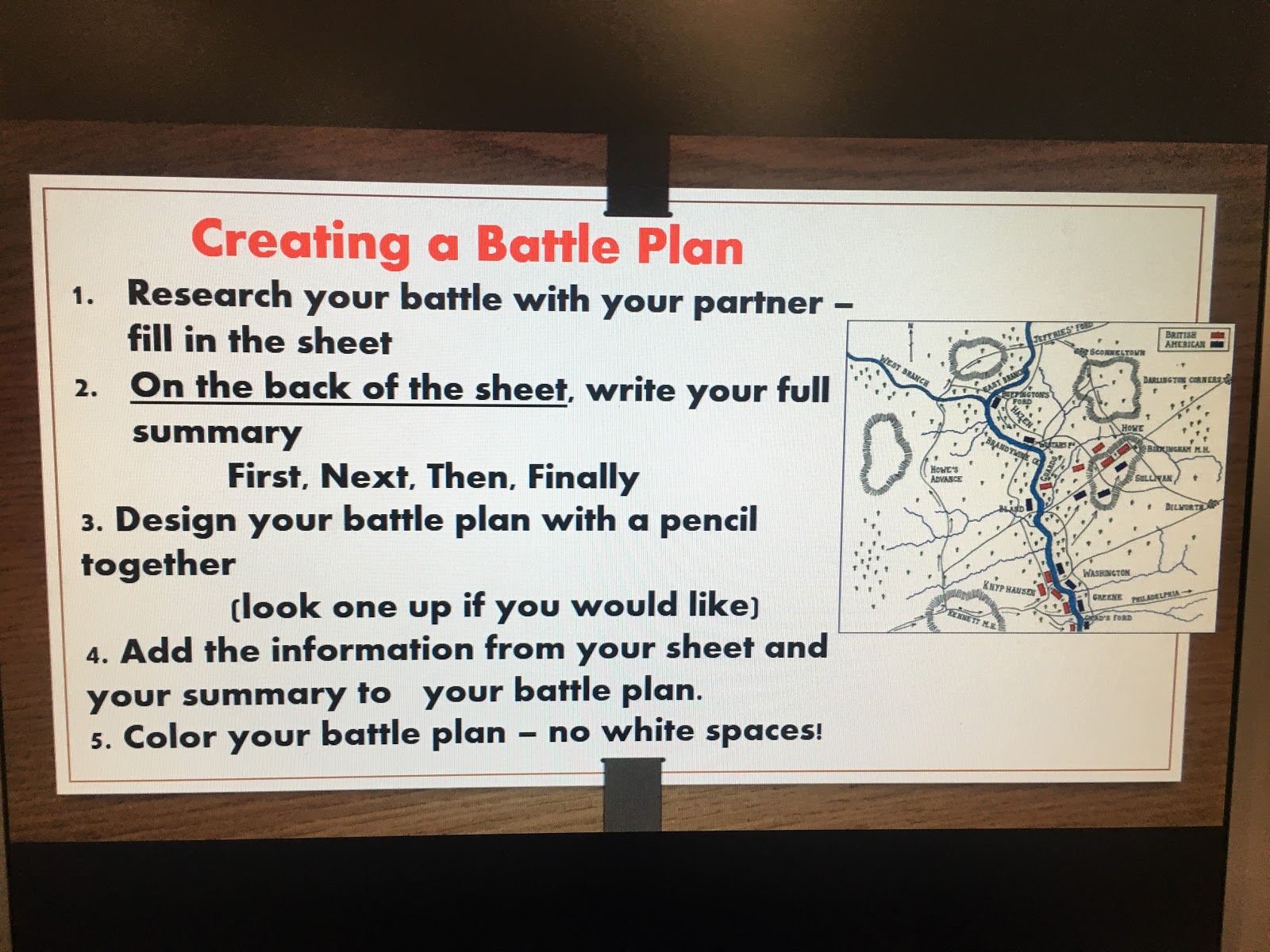 the ART of learning: "If we are to have a war, let it begin here!"