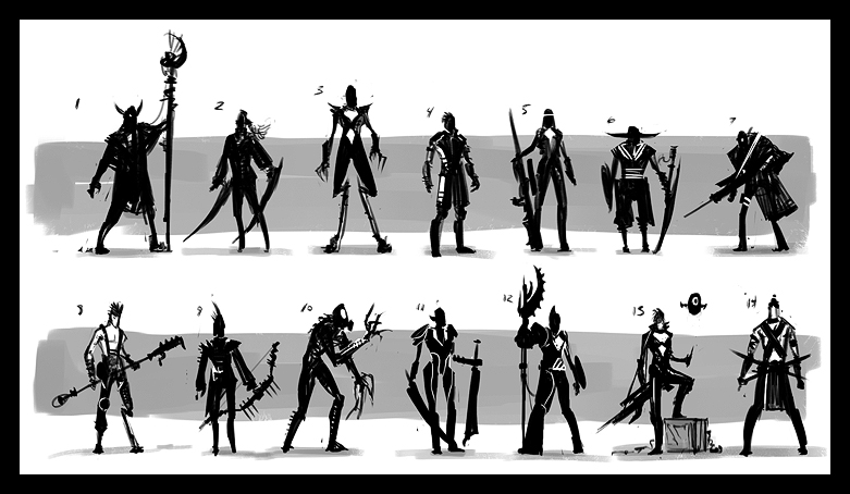 Jeremy Fenske Art: Character design process