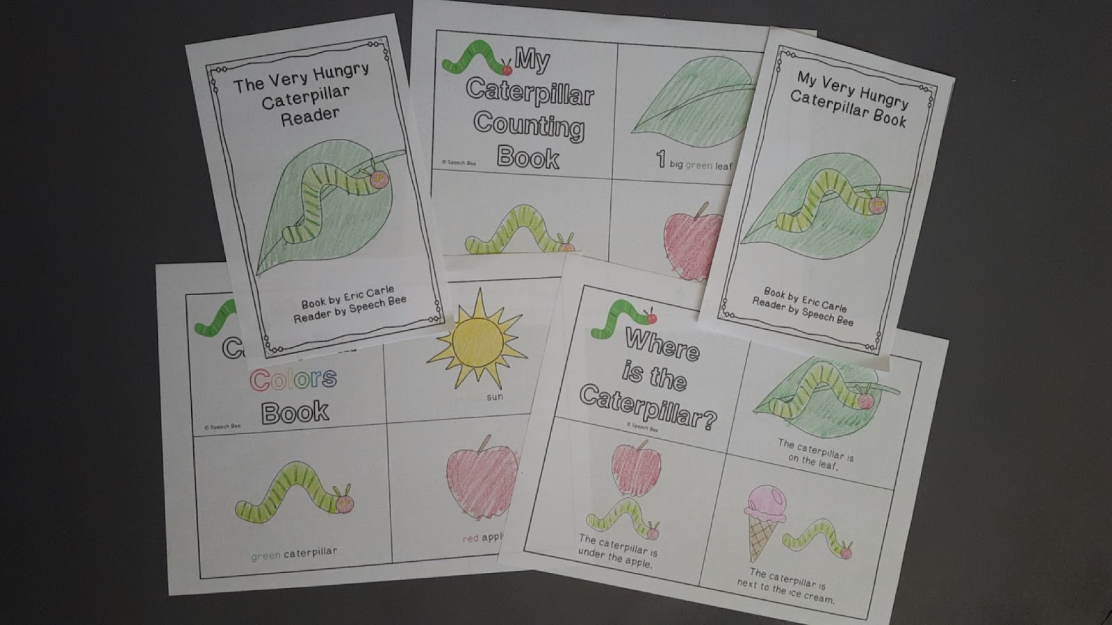 May SLP Must Have: Very Hungry Caterpillar Complete Caseload Bundle ...