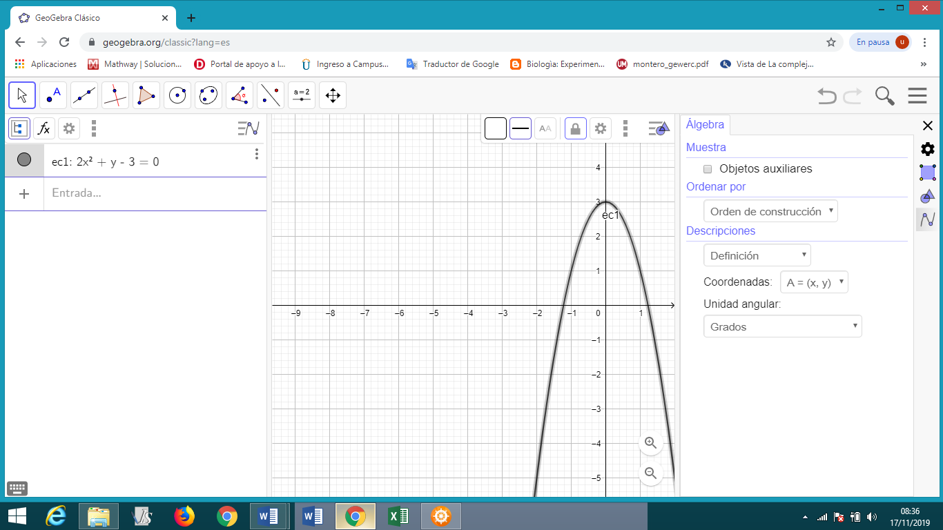 Aprendiendo matemáticas con las TIC: Ejercicios con geogebra