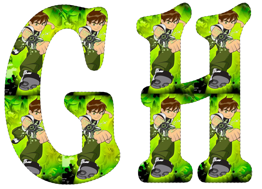 Alfabeto de Ben 10. - Oh my Alfabetos!