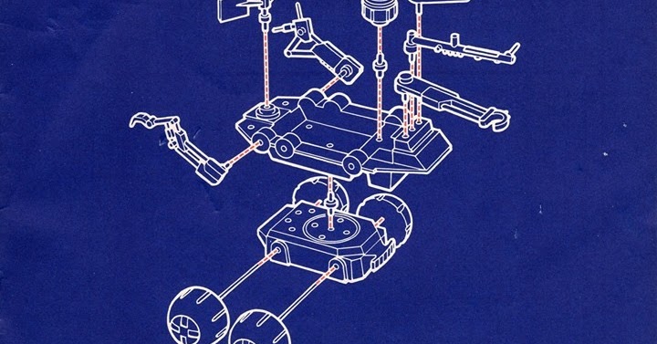 Vintage Star Wars Droid Factory Blueprints