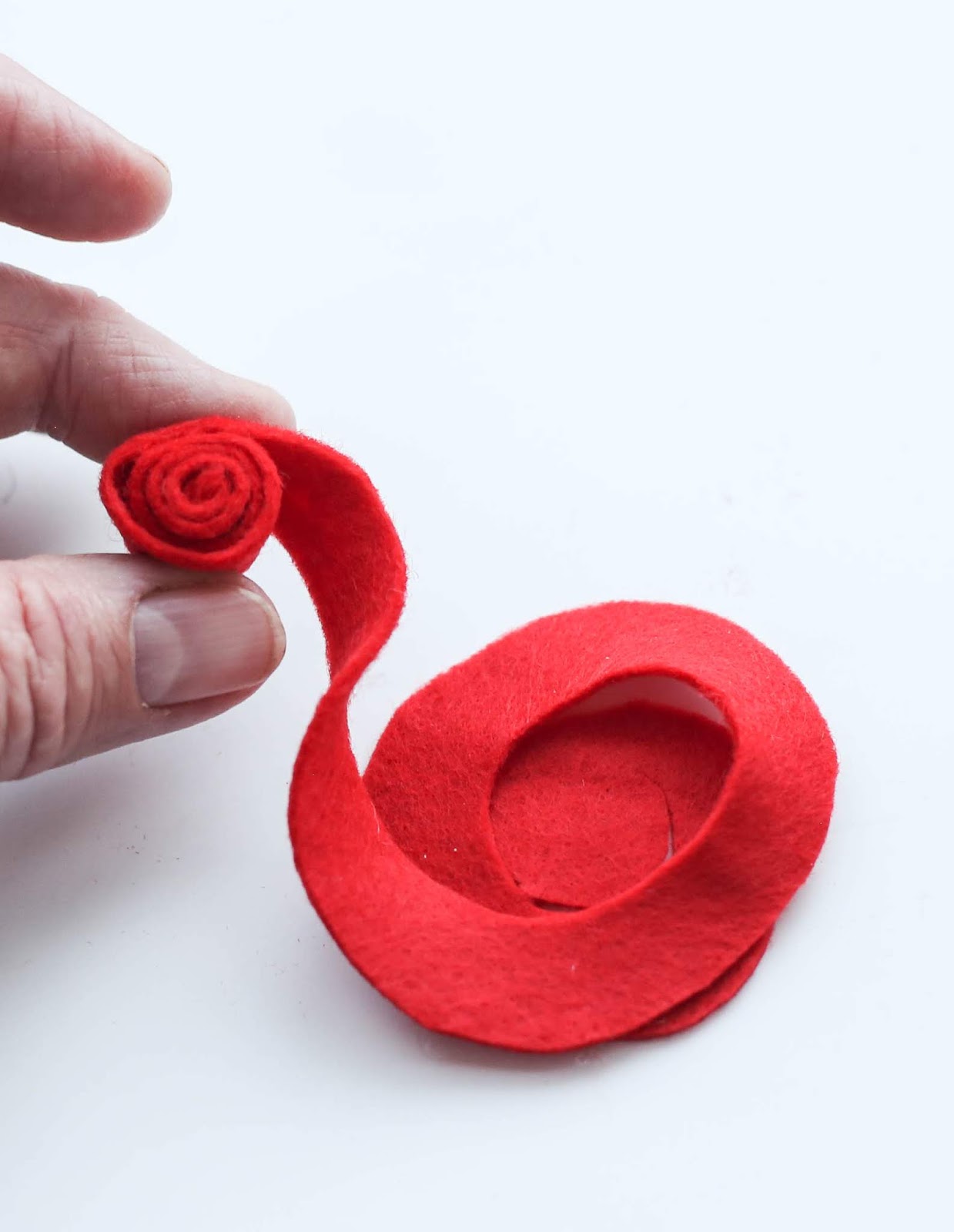 Where Your Treasure Is: Make a Simple Felt Rose