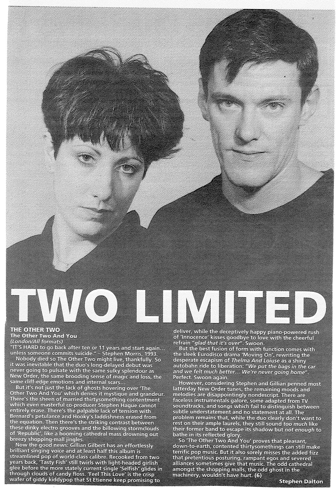 "The Other Two and You" NME Review