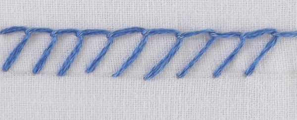 Textile Arts Now: Single Feather Stitch