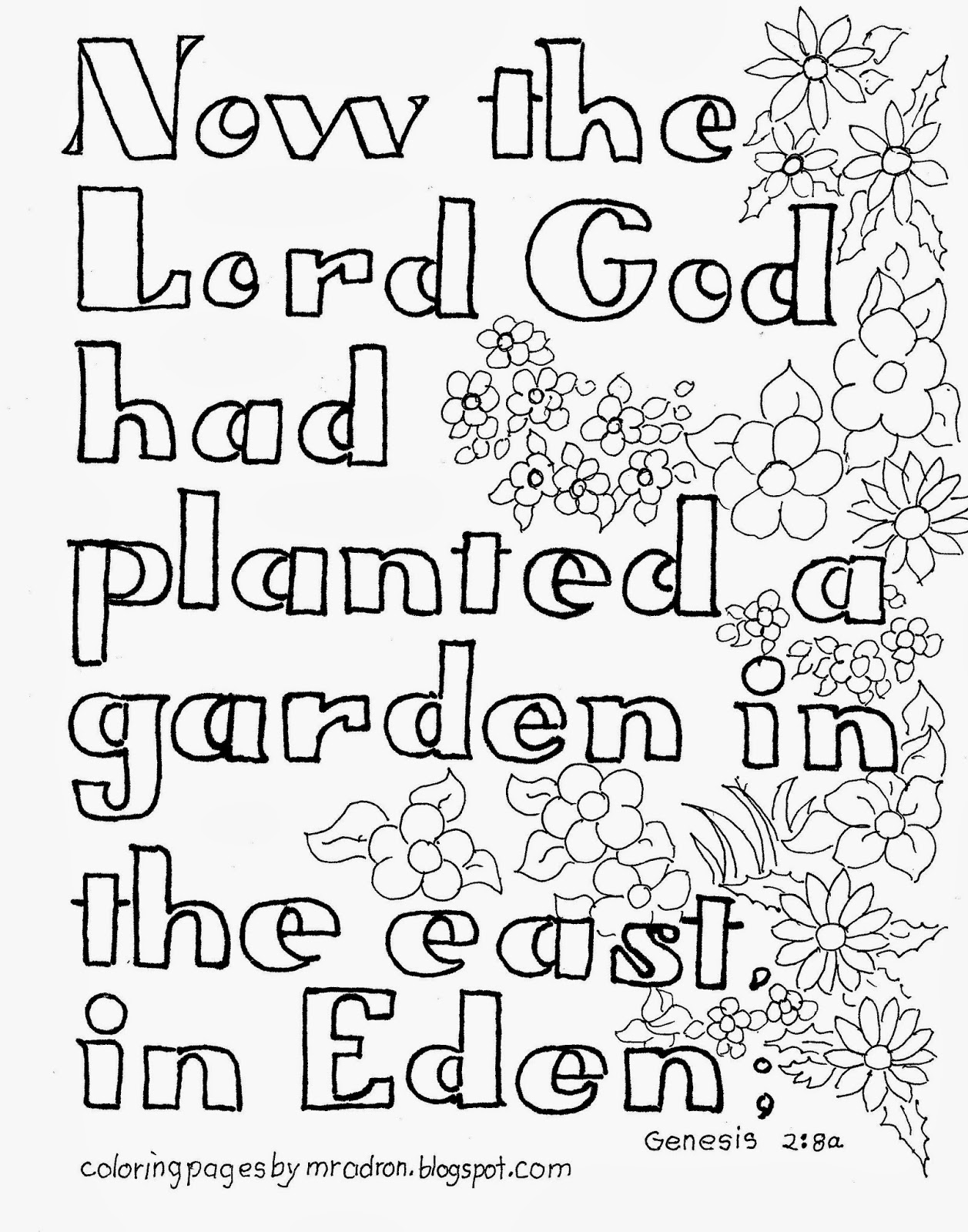 Bible Genesis 1 Coloring Pages Sketch Coloring Page