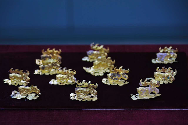 850 gold artefacts belonging to the Scythian-Saka era found in ...