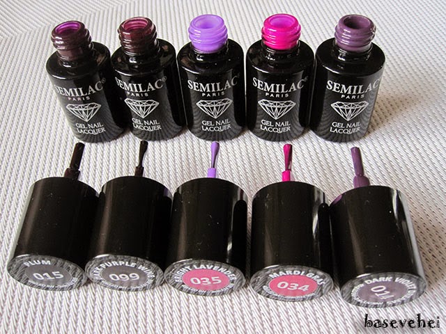 baseveheinails: Jesienne kolory Semilac - 014, 015, 034, 035 099 ...