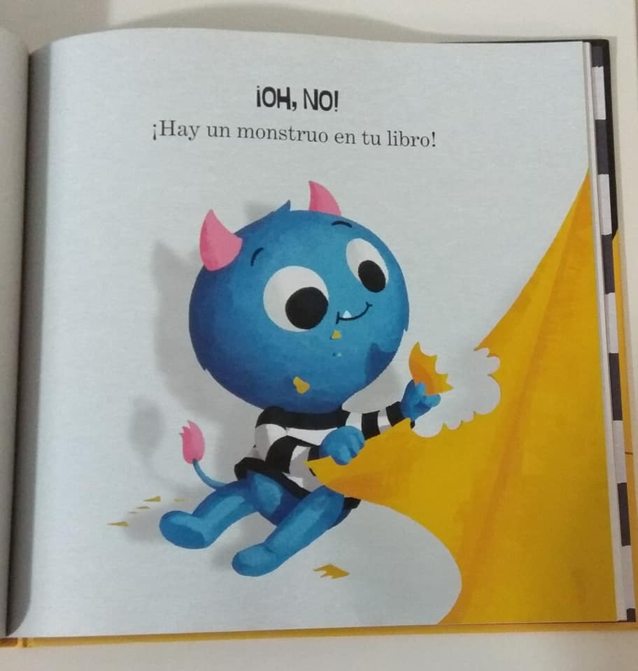 Creciendo con libros y juegos: "HAY UN MONSTRUO EN TU LIBRO", UN CUENTO ...