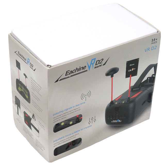 FPV & Микро: Eachine VR D2 - шлем со встроенным DVR и diversity-приемником