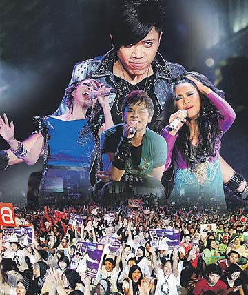 Gosip Terbaru: Gambar-Gambar Konsert Akhir AF9: Hazama Dinobatkan ...