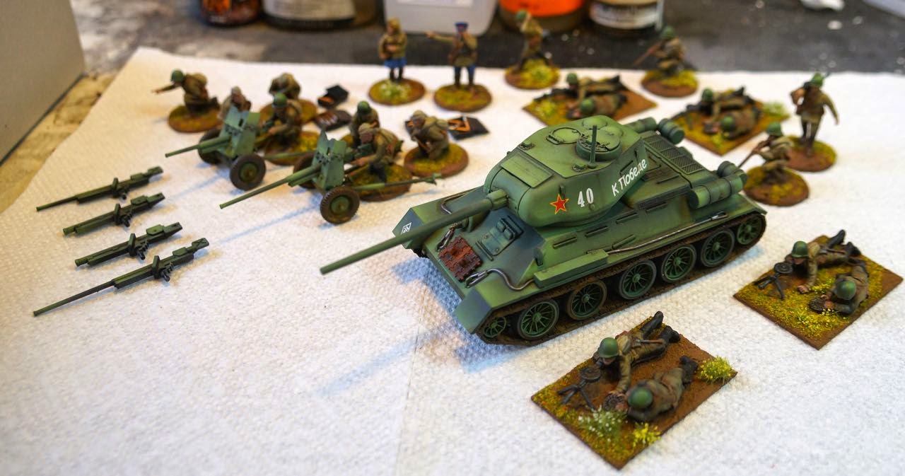 40k Hobby Blog: Cold Wars Convention: Bolt Action Soviet Army in 48 Hours