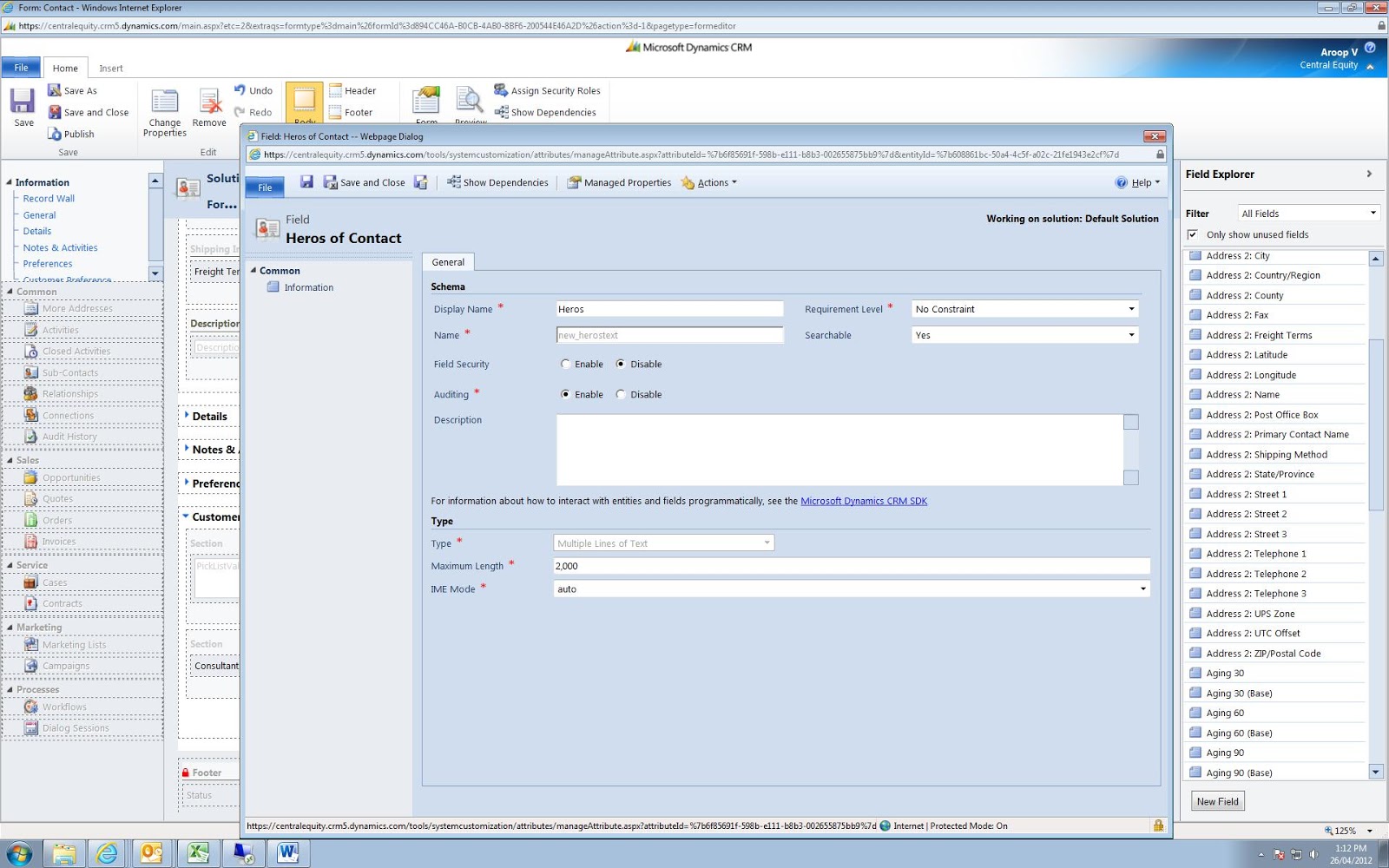 Multi Select Picklist In Ms Dynamics Crm 2011 Microsoft Dynamics Crm