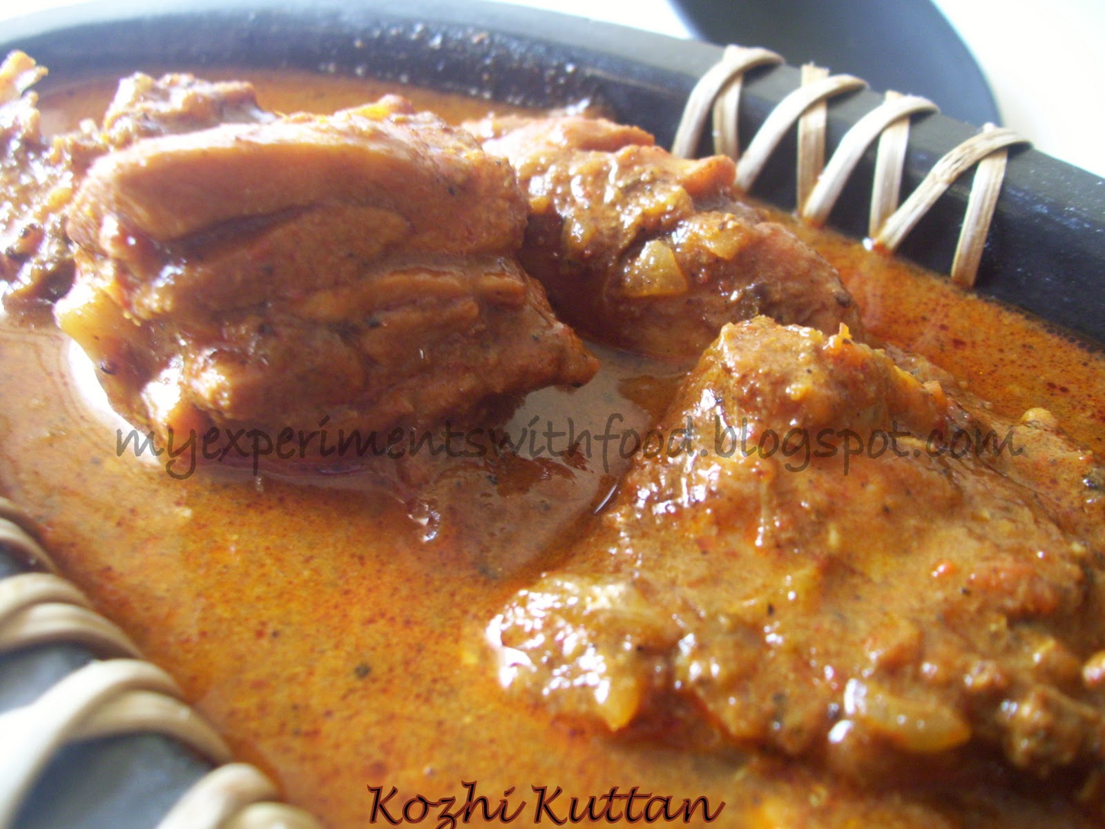 My Experiments With Food: Kozhi kuttan / Kerala style Chicken in ...