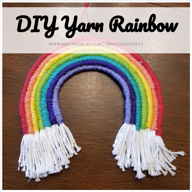 Finishing Touches | DIY Yarn Rainbow