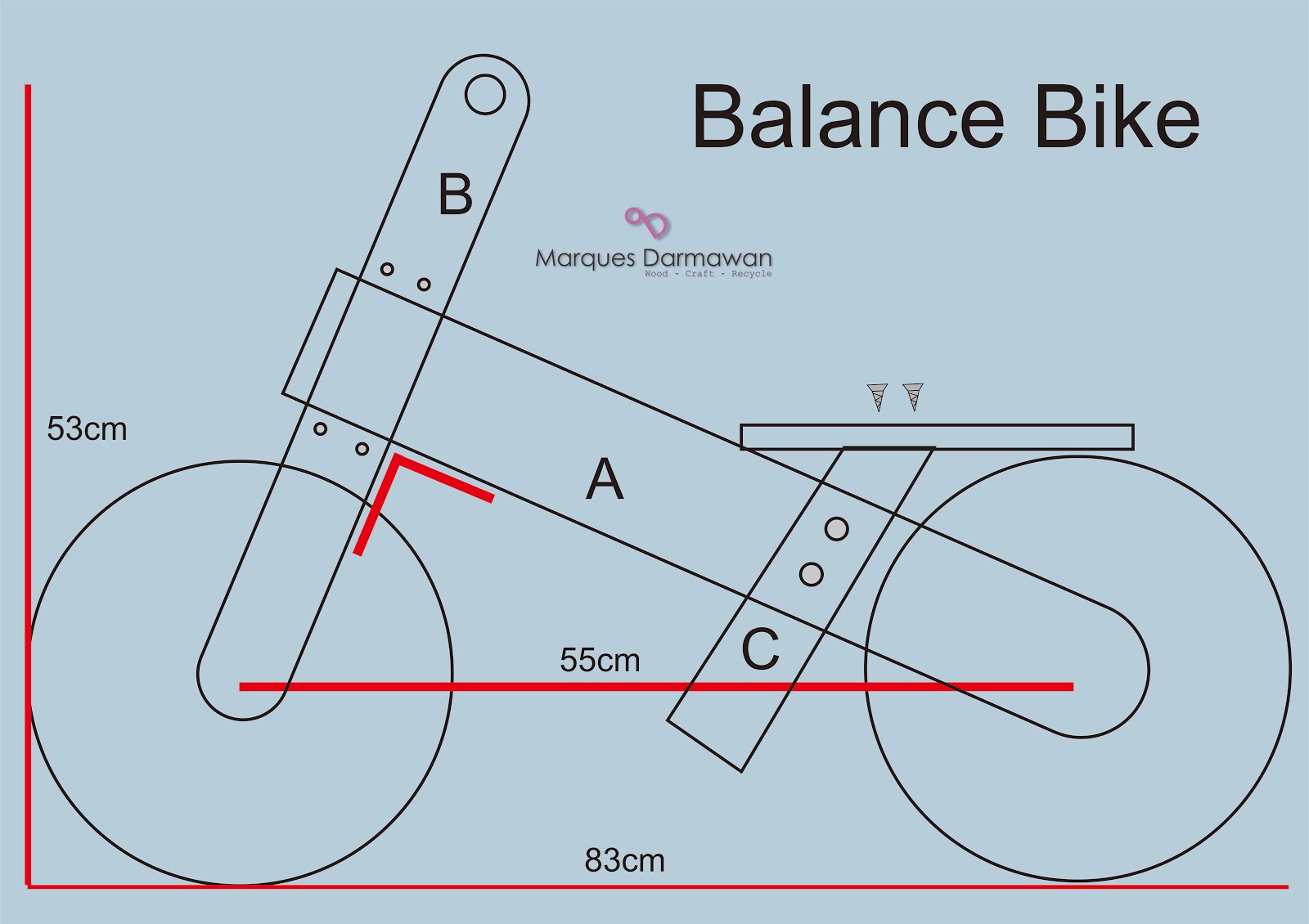 marques.darmawan: DIY BALANCE BIKE