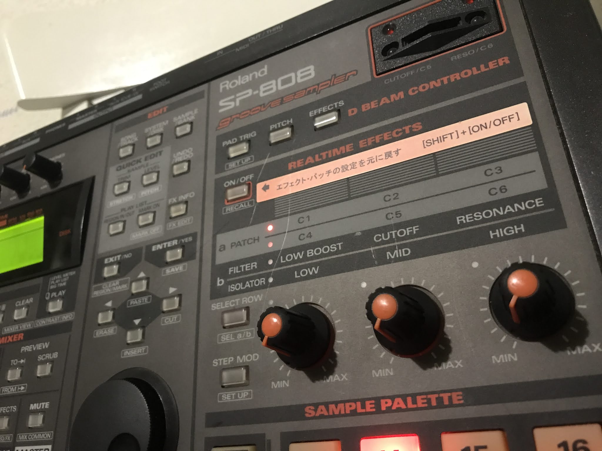 Infrequent Sound [sex.tex] technology: Roland SP-808 Groove Sampler ...
