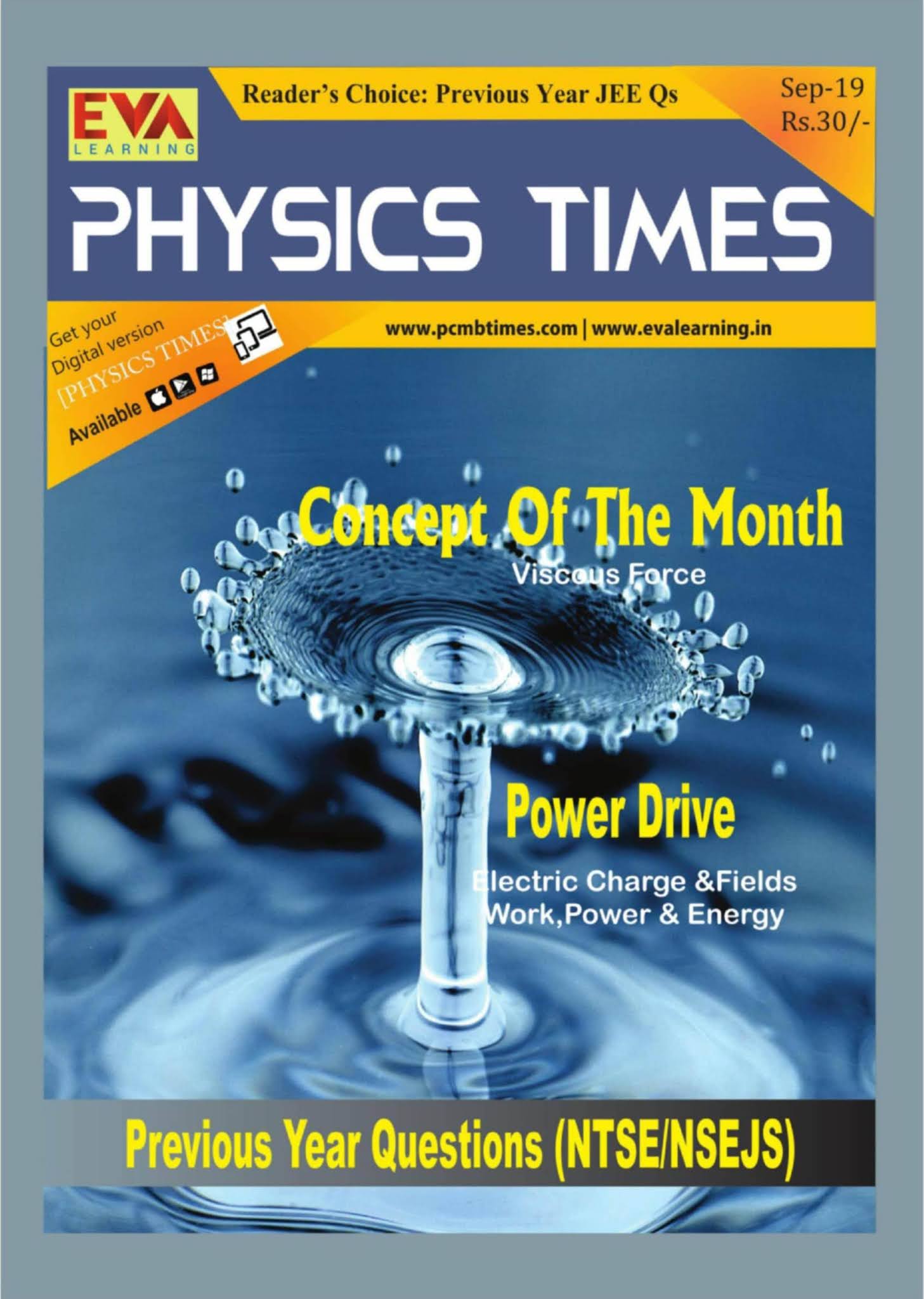Physics Time || Magazine || September 2019
