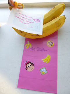 Save Green Being Green: Teacher Appreciation Gift #1 - Going Bananas!