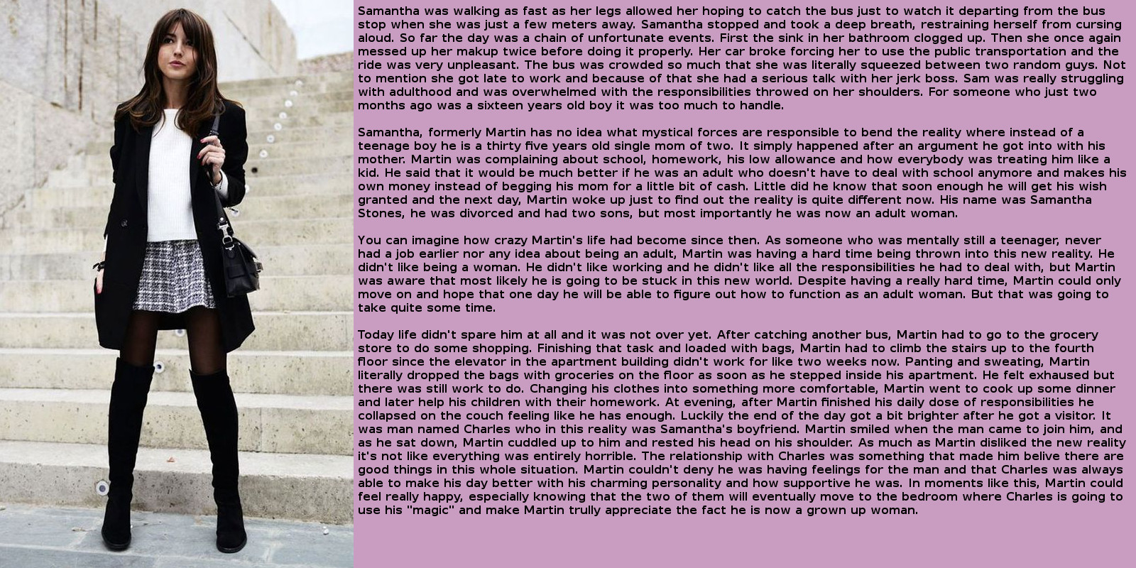 Marti's tg captions: Adulthood