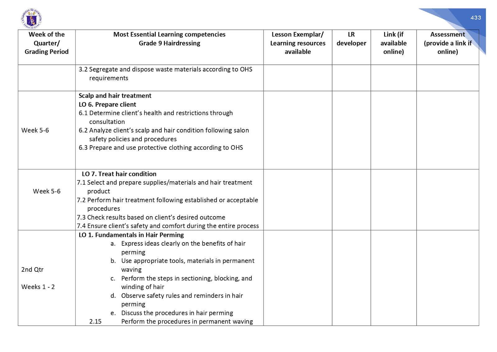 DepEd Memos, Orders & Results: Most Essential Learning Competencies in ...