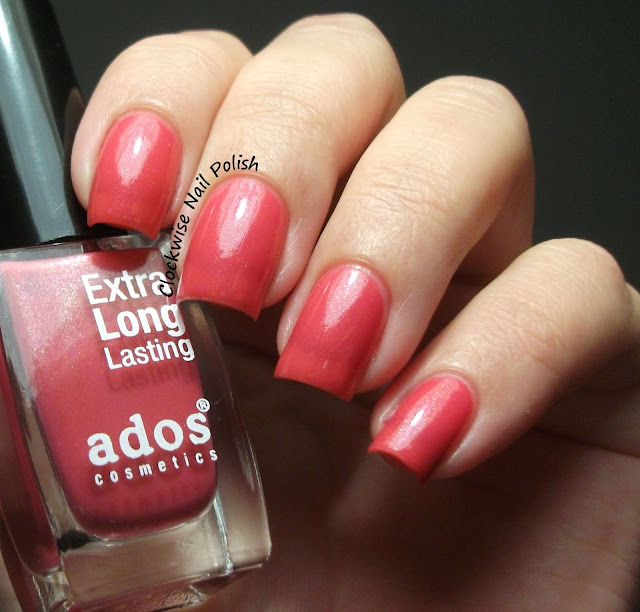 The Clockwise Nail Polish: Ados Cosmetics 527 & French stamping