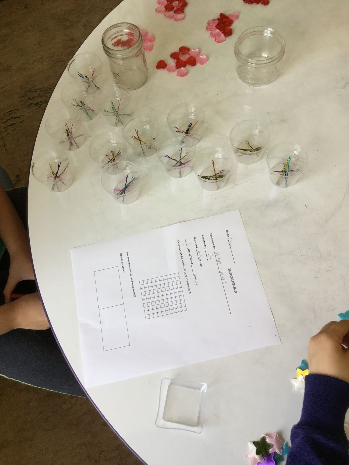 Counting Collections In Kindergarten | Nature Play On Vancouver Island