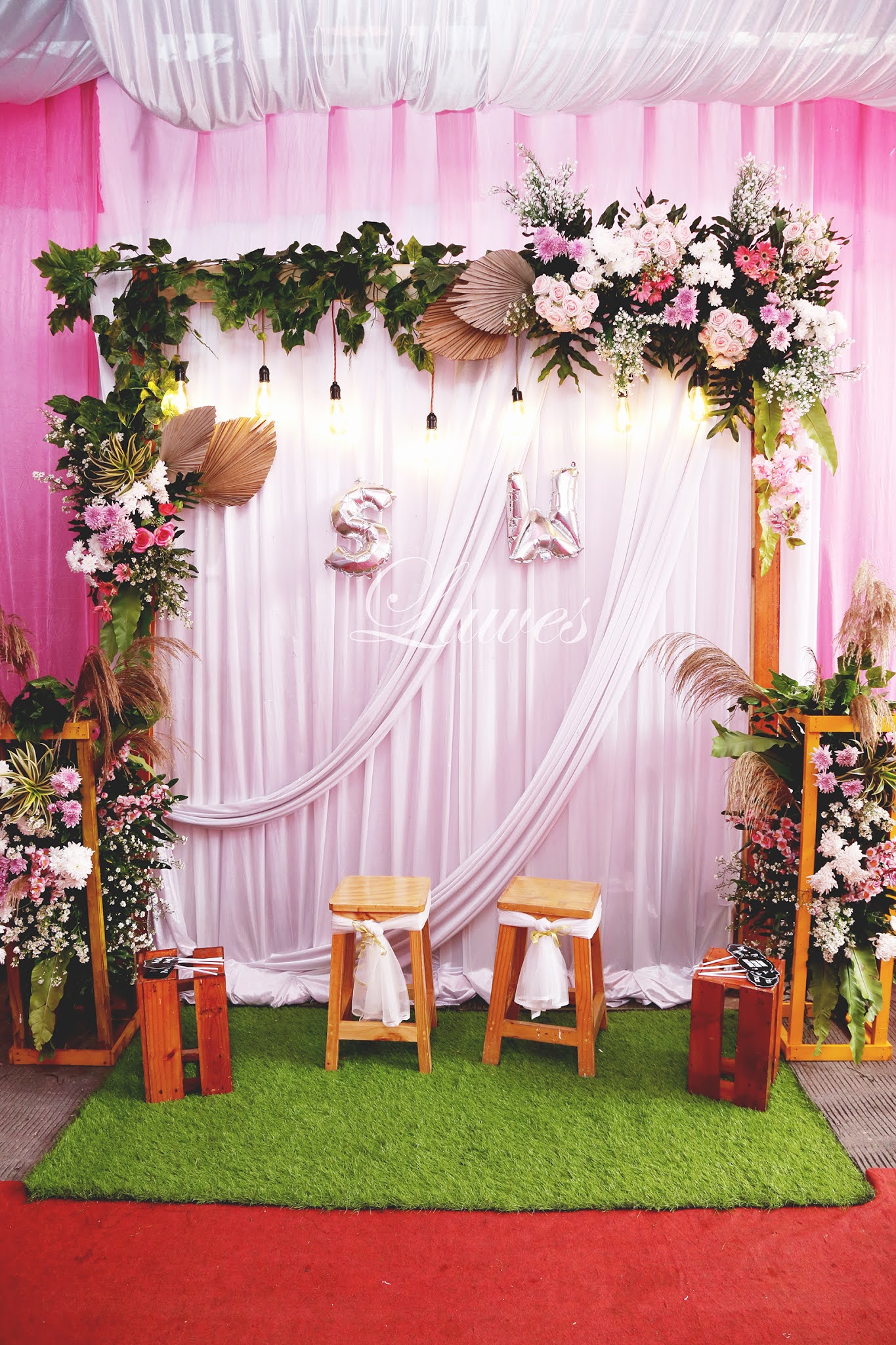 Dekorasi Backdrop Akad dan Lamaran - Paket Pernikahan Catering Dekorasi ...
