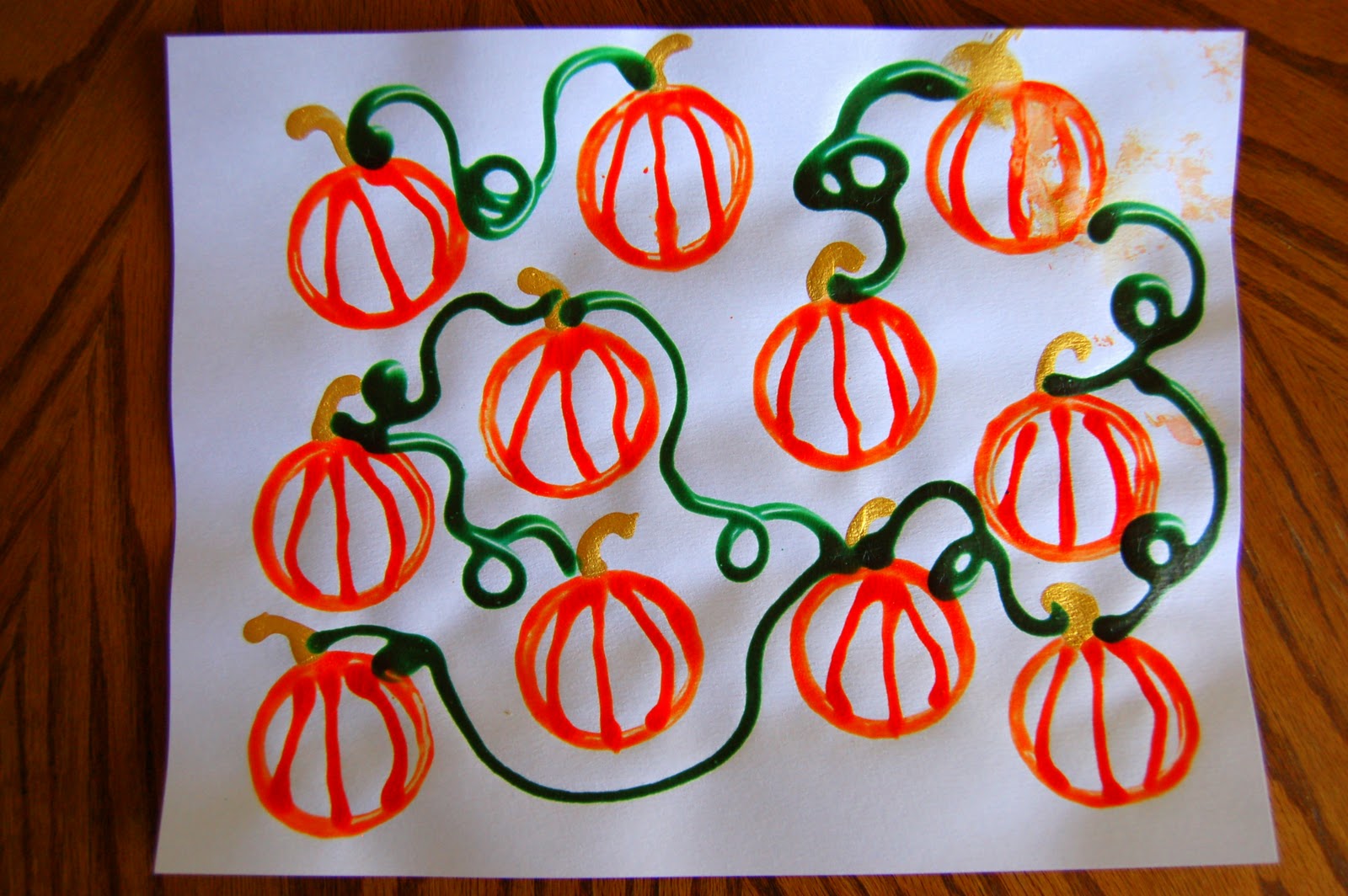 Pumpkin Patch Art ~ She's Crafty