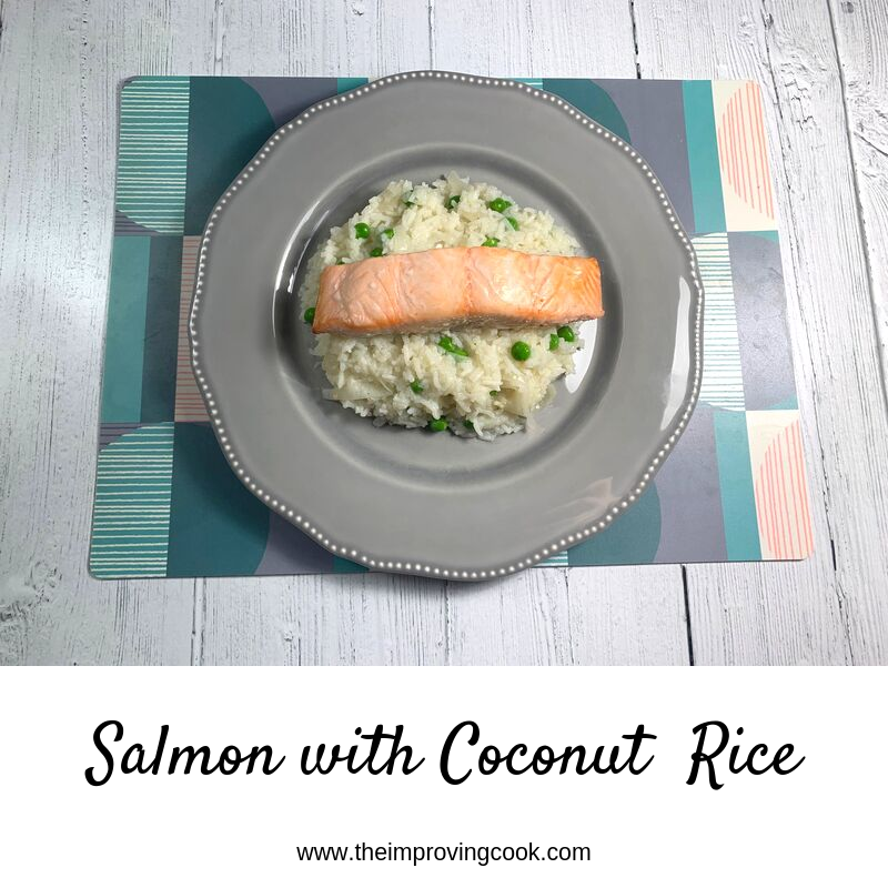 Salmon with Coconut Rice