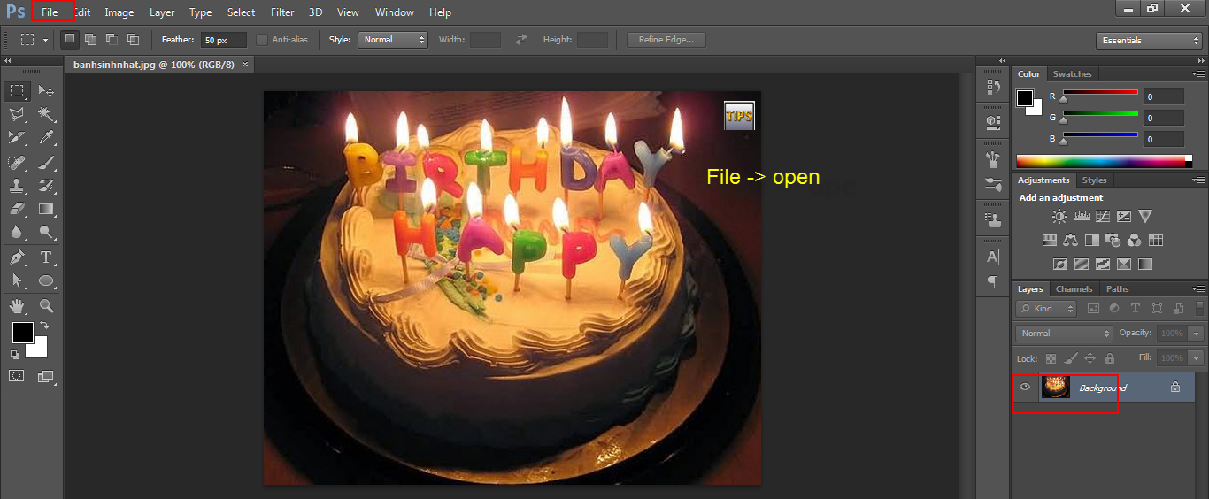 [Tutorial] Four steps create Text with any backgroud with photoshop in ...