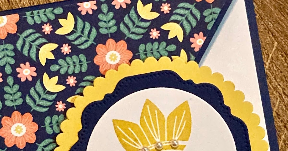 Stamp with Susie: Sweet Symmetry Fun Fold card