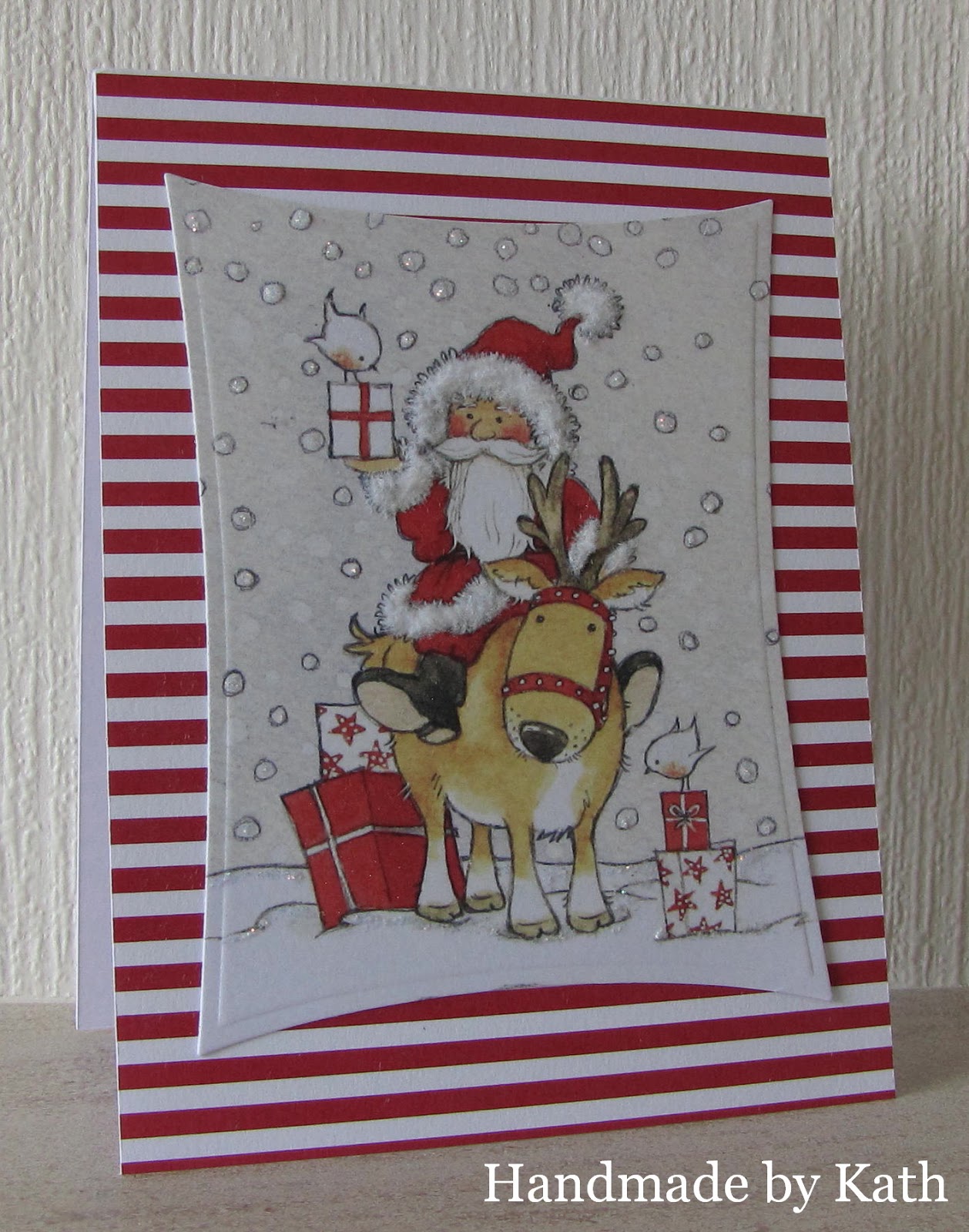 Handmade by Kath: Santa and Reindeer
