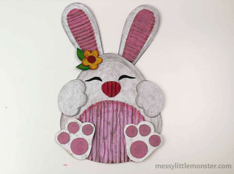 Cardboard Bunny Craft - Messy Little Monster