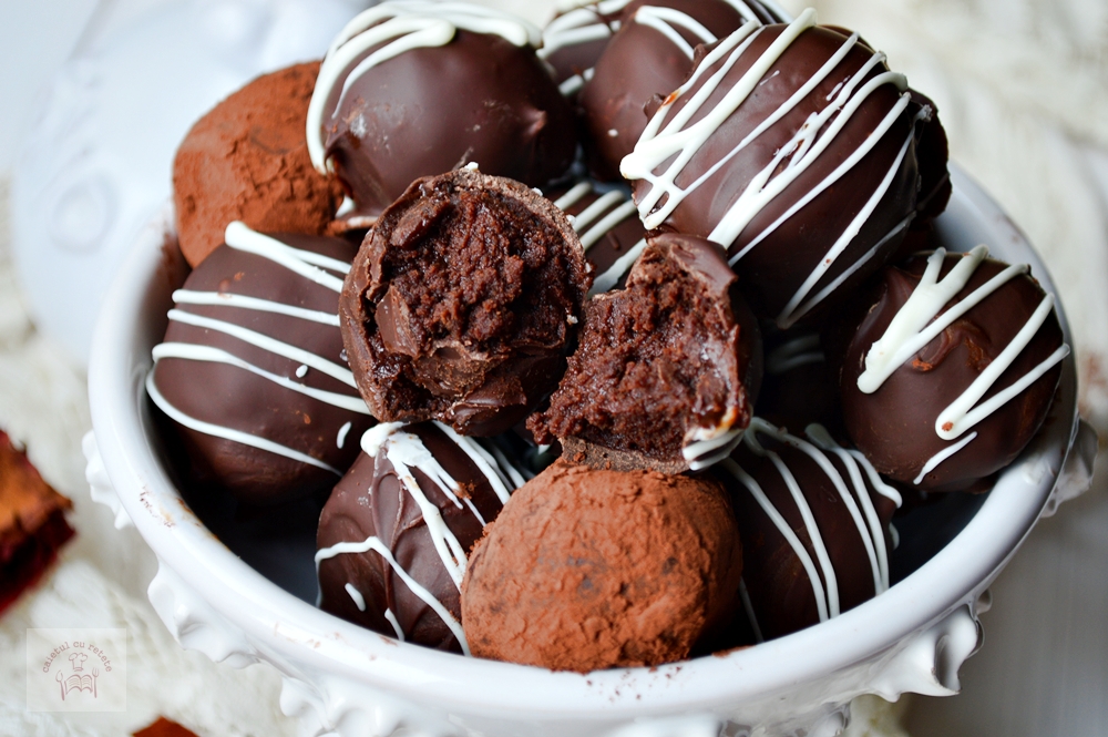 Trufe cu ciocolata si cafea - CAIETUL CU RETETE
