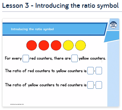 Year 6: Maths Lesson 3 Introducing the Ratio Symbol