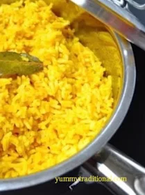 Yummy Traditional : Plain Yellow Rice Recipe