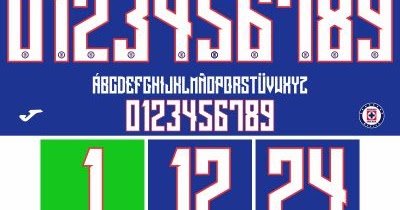 Cruz Azul 2019-20 tipografía