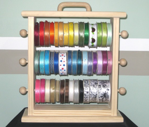 Selvage Blog: Ribbon Storage Idea