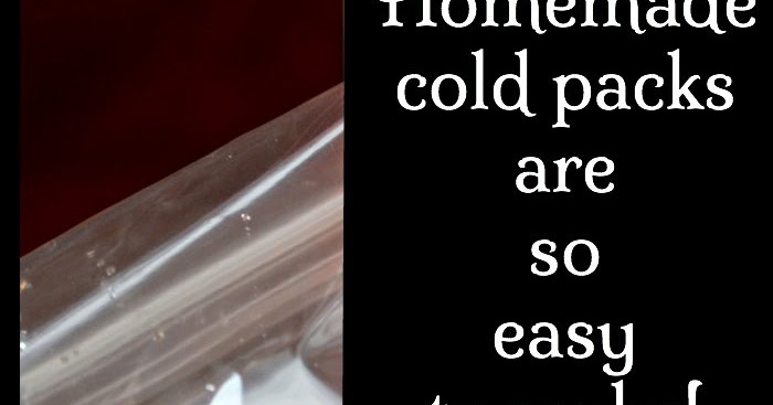 How to Make a Soft and Flexible Cold Pack For Aches and Injuries | the ...