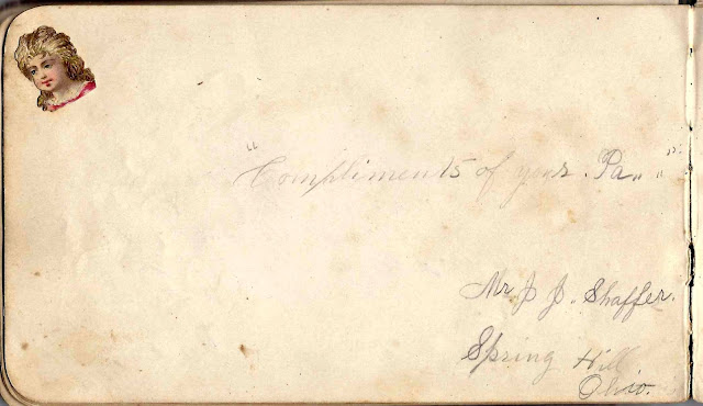 Heirlooms Reunited: 1880s Autograph Album of Vinnie Blanche Shaffer of ...