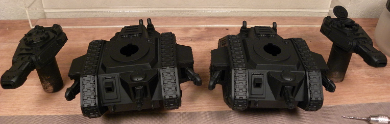 Danger Mouse's Paint Blog: Knight Commander Pask and 2 Executioners WIP