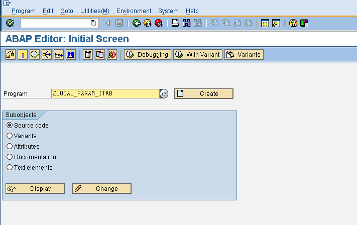 Sap Tech Local Class Passing Parameters Parameter And Internal Table To Methods