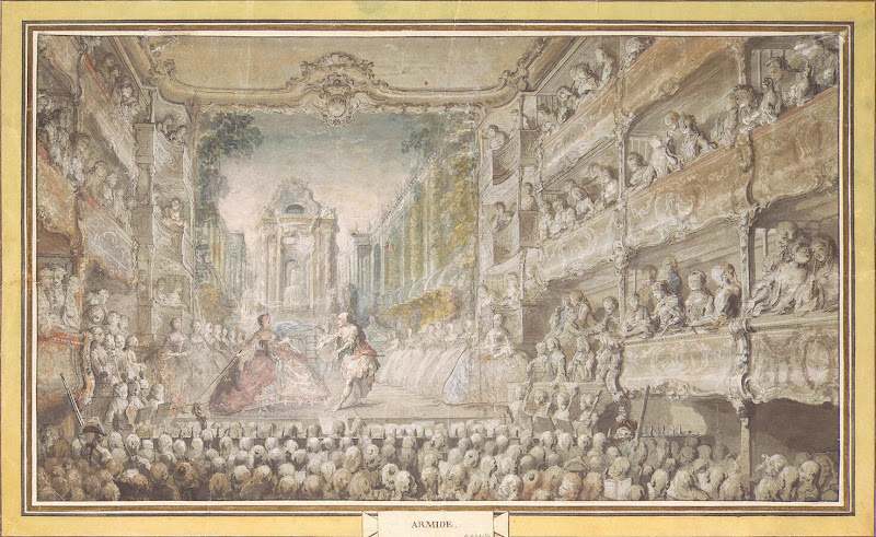 Performance of 'Armida' in the Old Auditorium of the Opera House ...