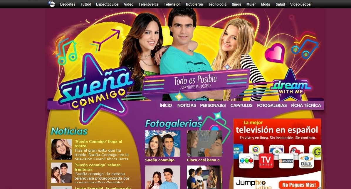 Site Oficial de Sonha Comigo da Esmas.com ~ ♫ Sonha Comigo Plus