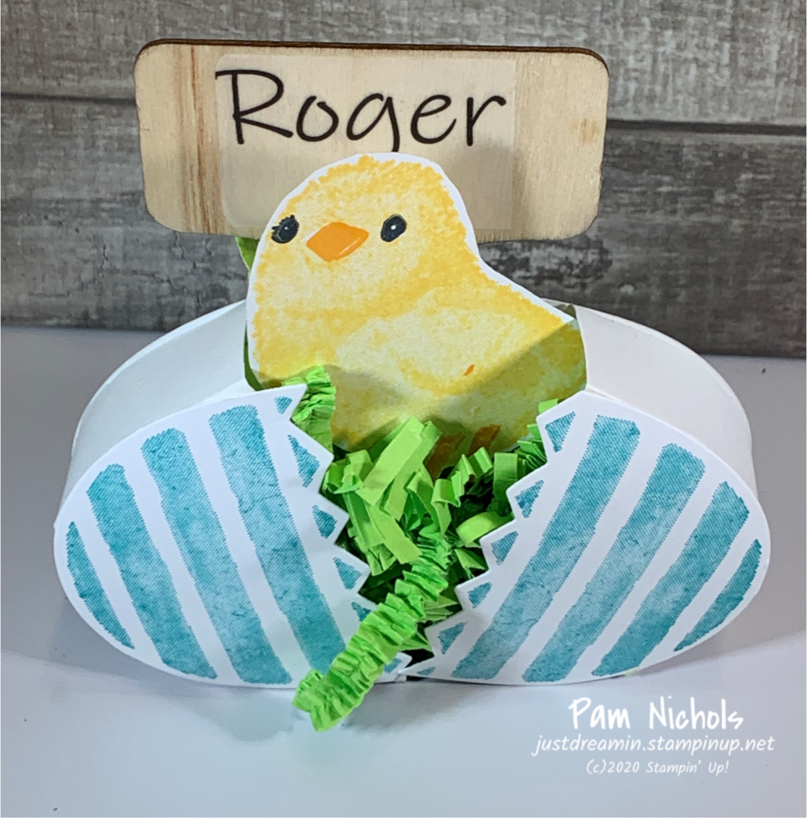 Just Dreamin' Stamps: Easter Dinner Placeholder