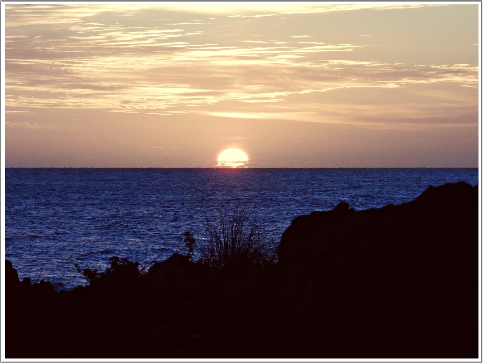 Huellas de Pedro Buda - El formoseño: Atardecer en Punta Espinillo