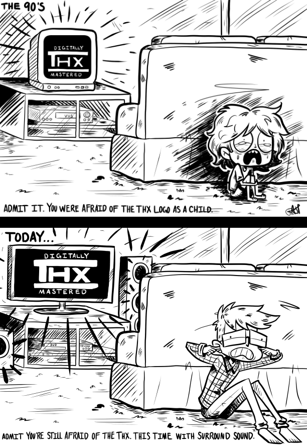 Rachelle's Art and Comics: THE THX LOGO