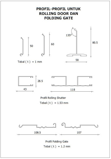Mengenal profil kusen aluminum dan rangka daun pintu jendela aluminium ...