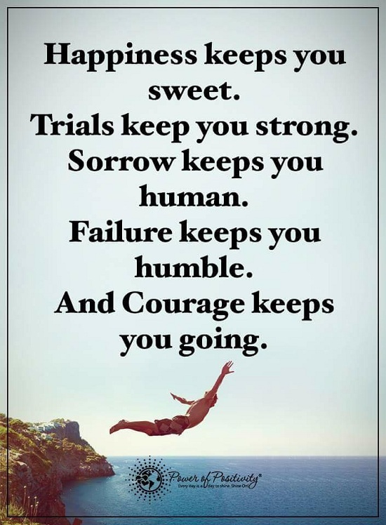 Happiness keeps you sweet. Trials Keep you Strong - Happiness Quote ...